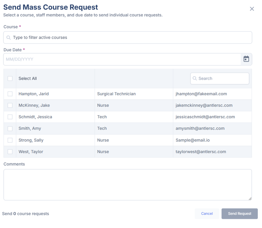 Learning Dashboard Overview